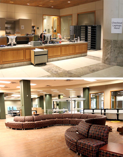 Commons Update: New Circulation Desk Opens