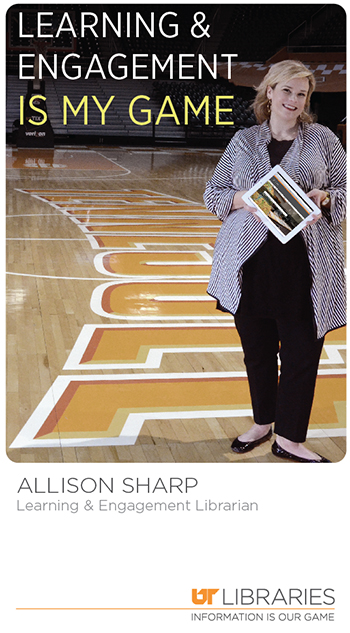 Information Is Our Game: Meet Allison Sharp