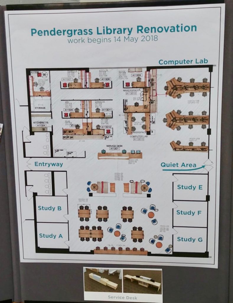 Pendergrass Library temporarily closed for renovations