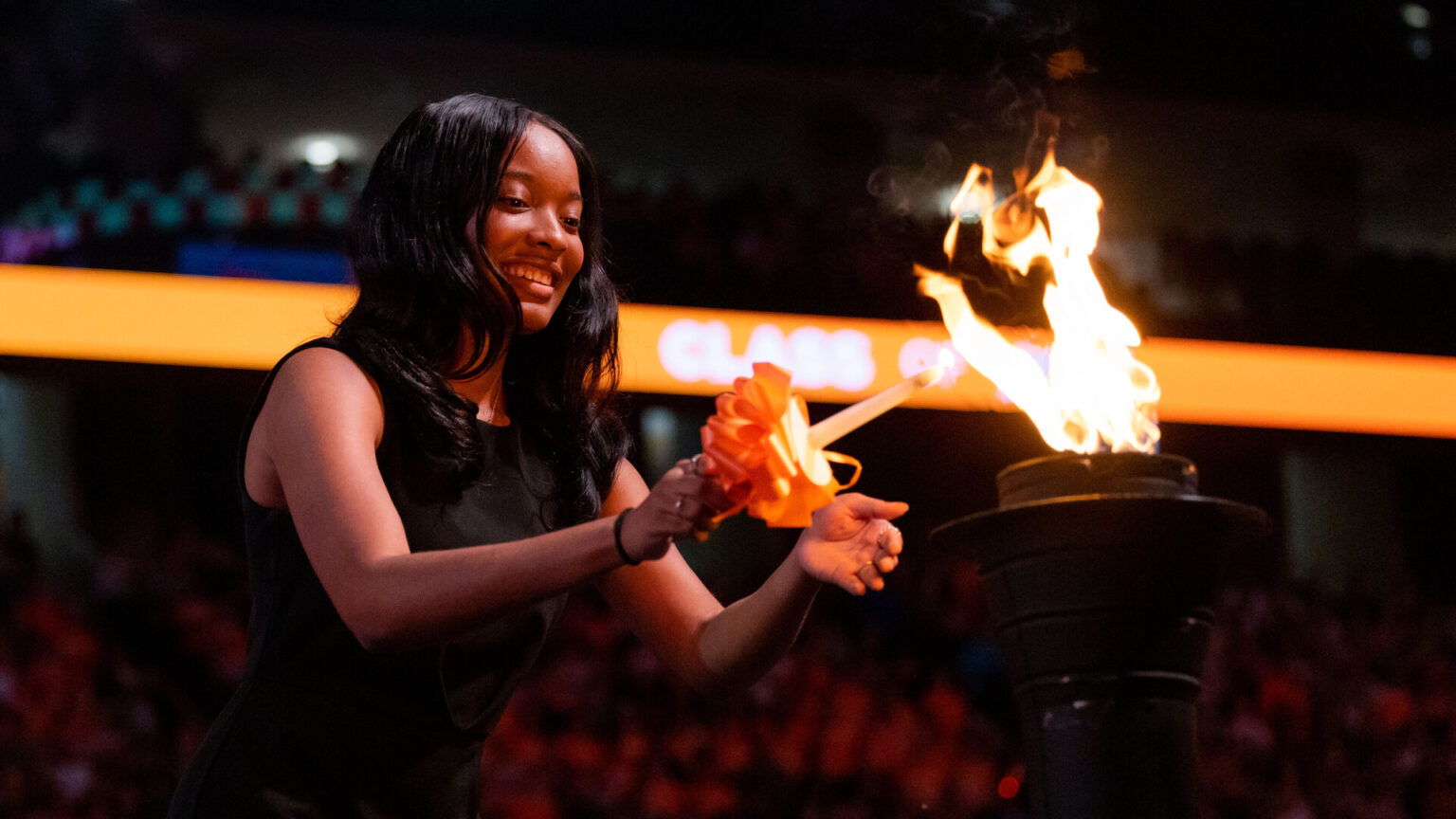 Torch Night: Symbolically Passing the Torch